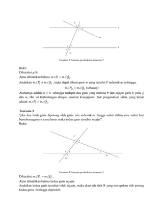 1. definisi dan teorema dasar pada geometri datar | PDF