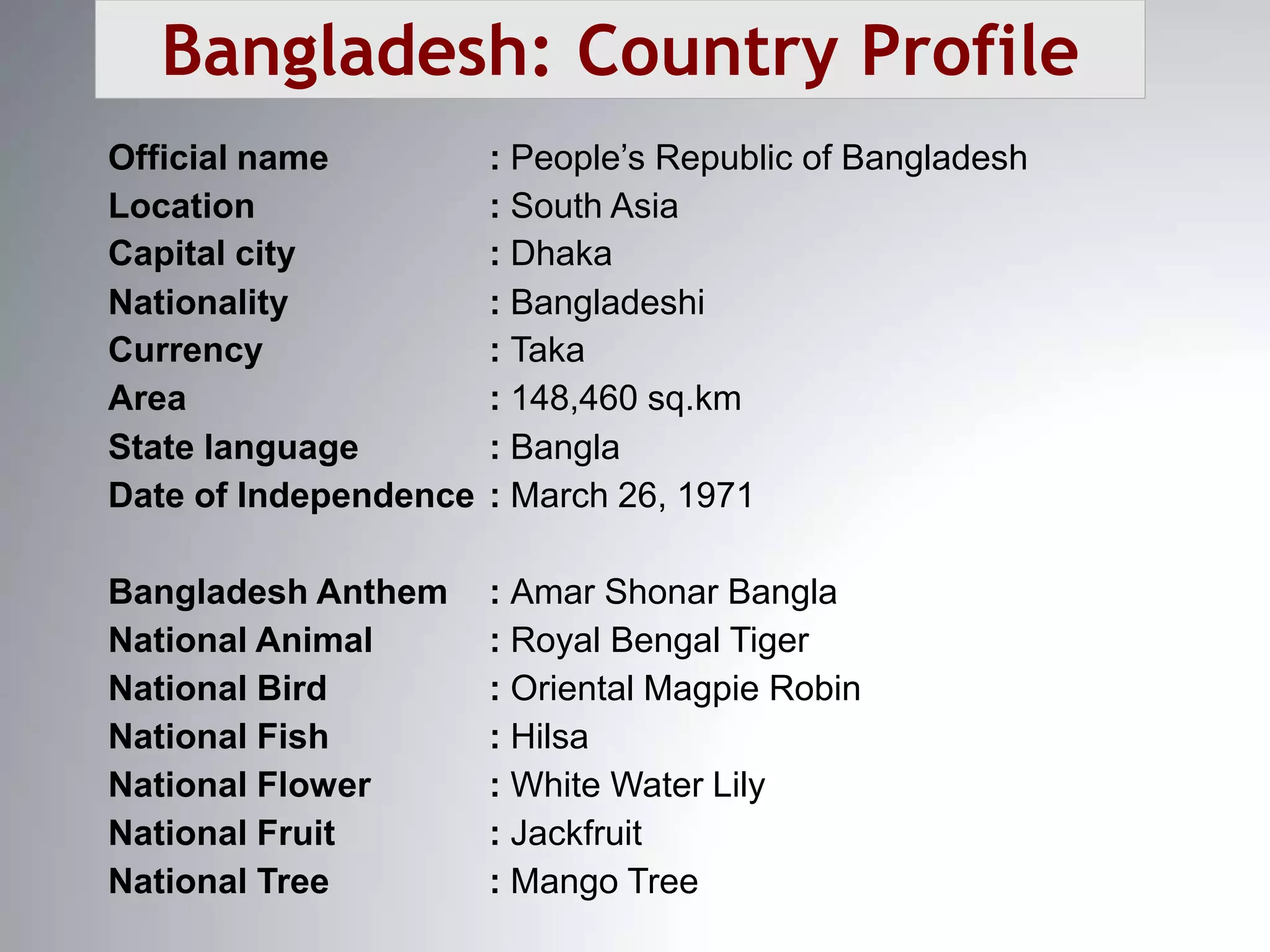 1. bangladesh geography-demography_cultural-traits | PPT