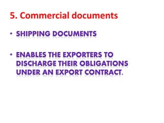 EXPORT PROCEDURE | PPTX | Logistics and Transportation Industry ...