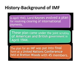 INTERNATIONAL MONETARY FUND | PPTX