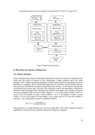 MACHINE LEARNING ALGORITHMS FOR MYANMAR NEWS CLASSIFICATION | PDF