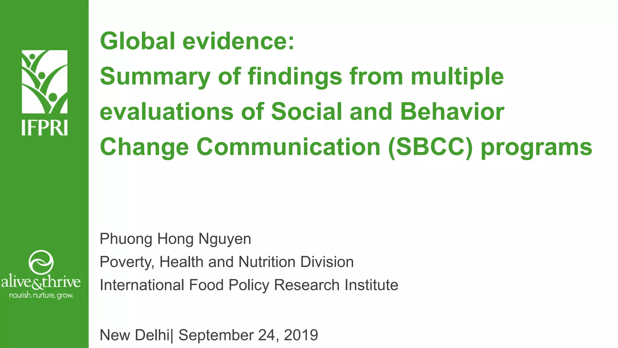 nguyen ifpri sbcc program1 | PPTX