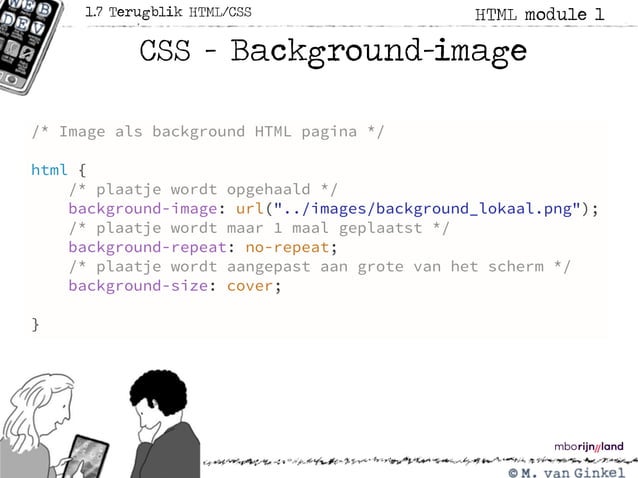 1.7 html css terugblik | PPT