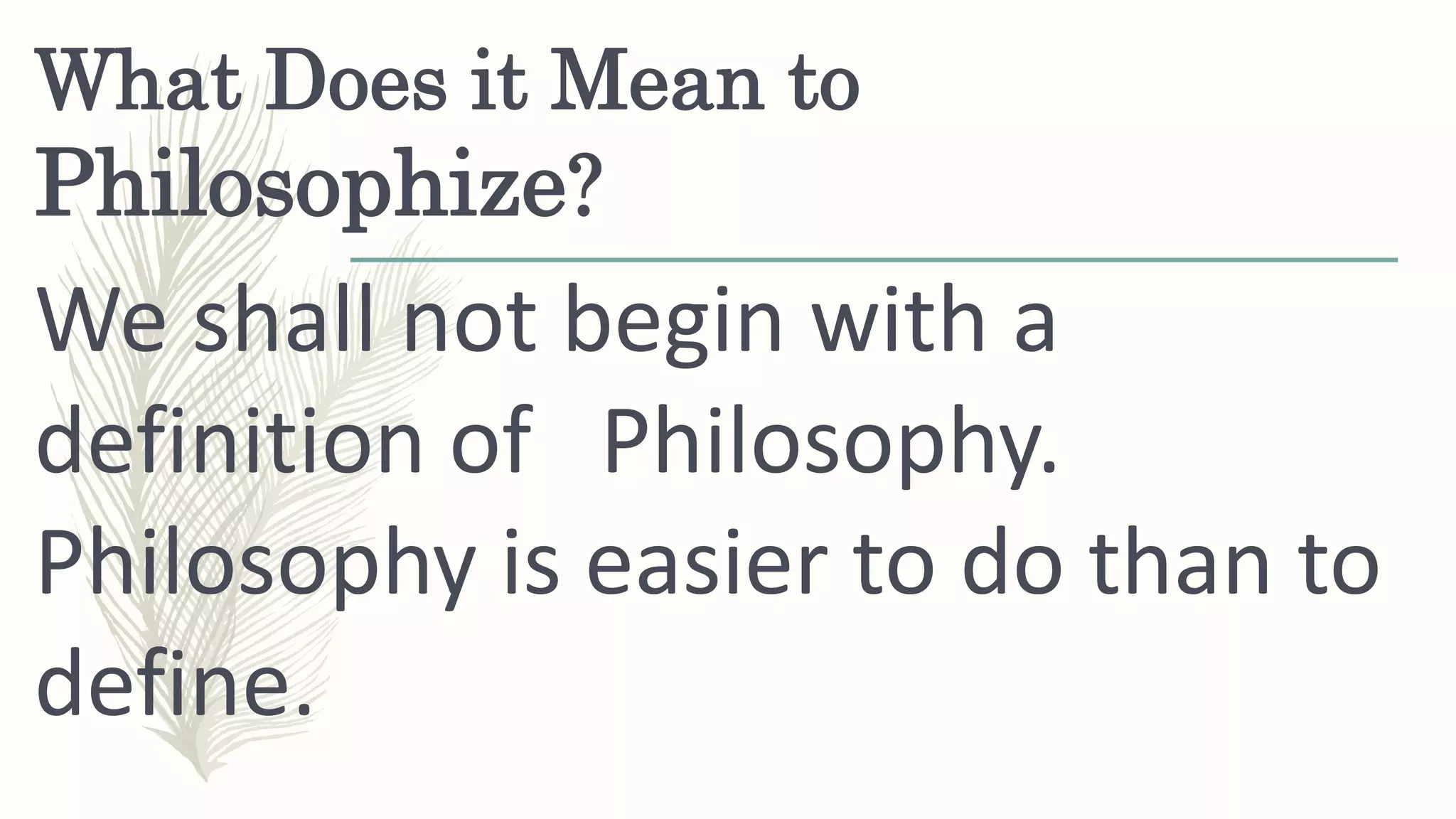 1.2 Doing Philosophy | PPTX