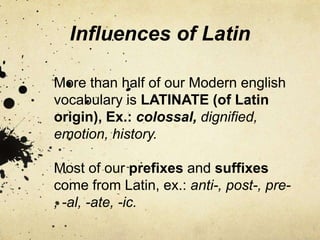 1. history of english language | PPT