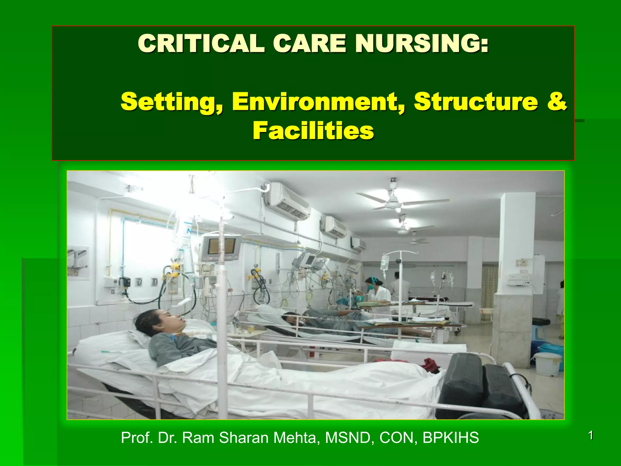 1.2. critical care setting, environment, sturcture and facilities | PDF