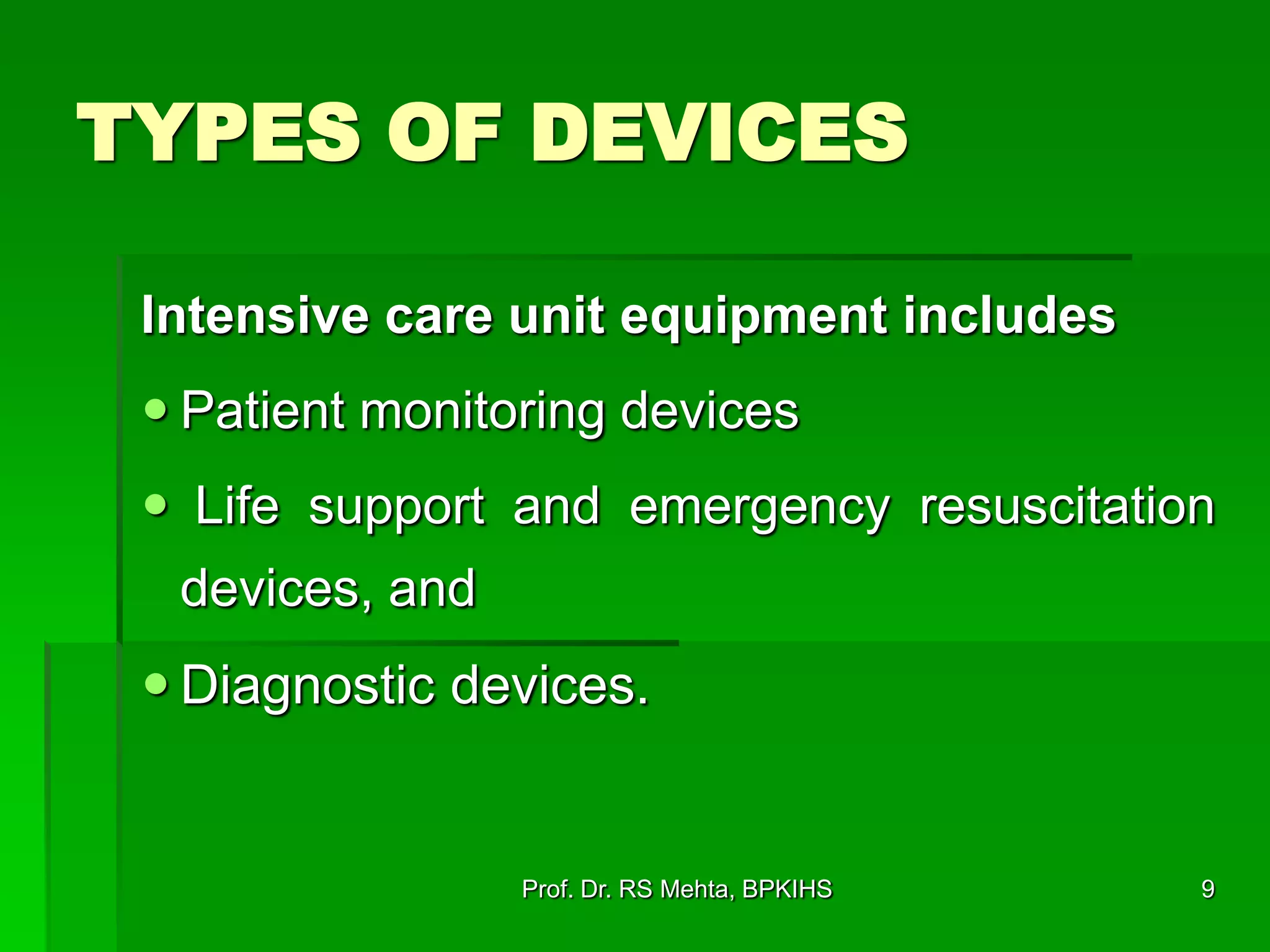 1.6. critical care devices used in icu- ext | PDF