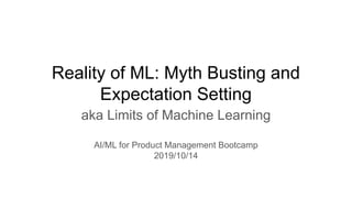 Limits of Machine Learning | PPT