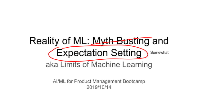 Limits of Machine Learning | PPT