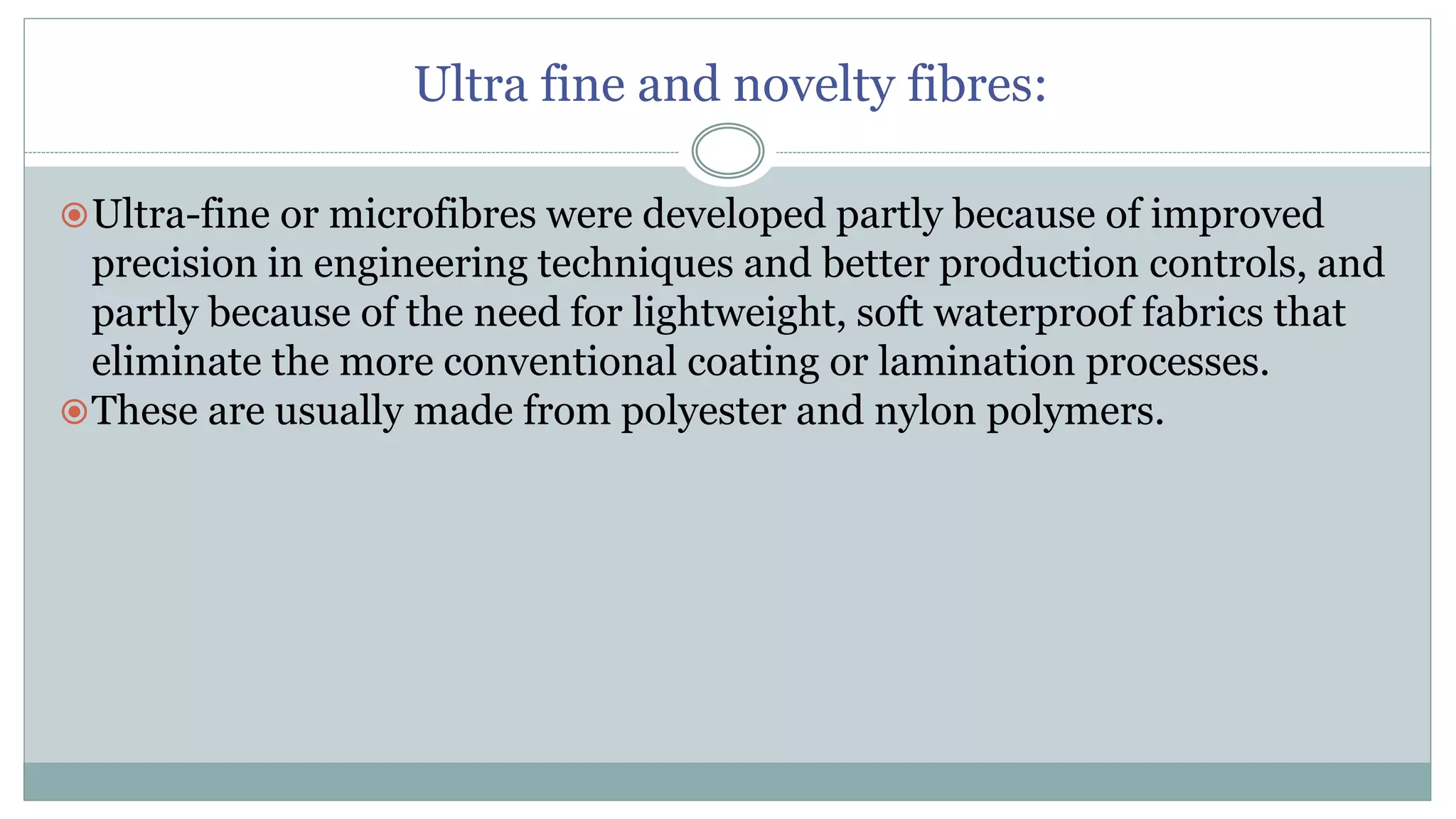 Technical textile Fibres used in technical textiles | PPT | Chemistry ...