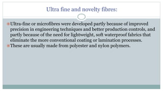 Technical textile Fibres used in technical textiles | PPT