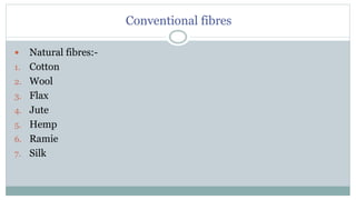 Technical textile Fibres used in technical textiles | PPT