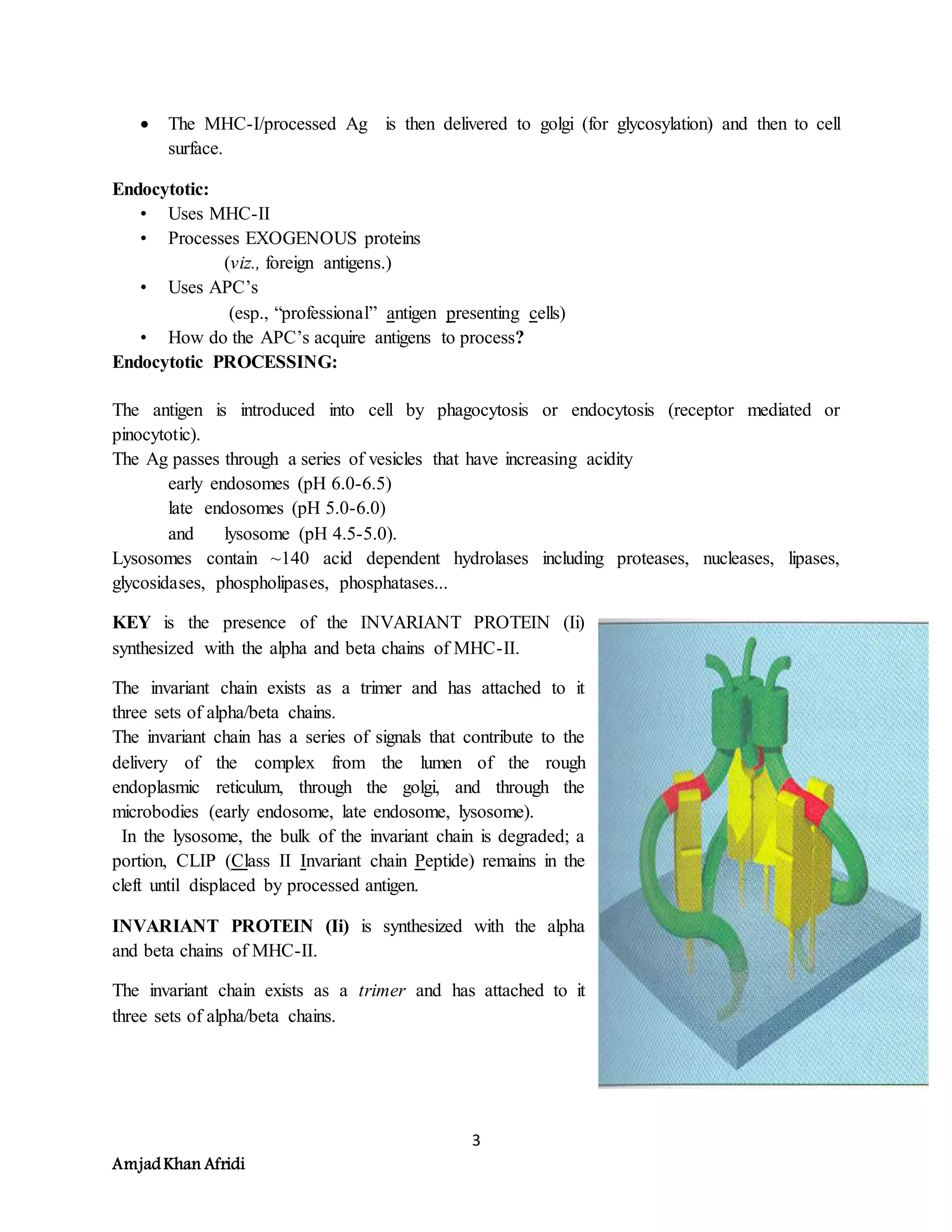 Antigens processing and presentation MID | DOCX