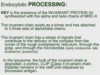 Antigens processing and presentation MID | PPT