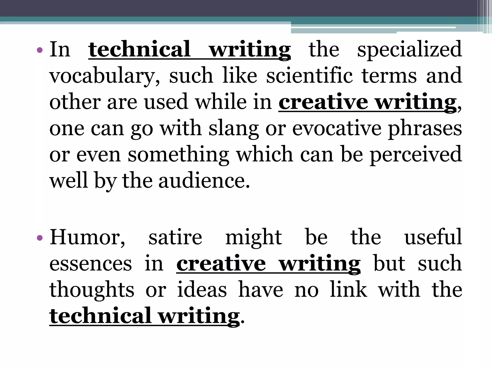 CREATIVE WRITING | PPTX