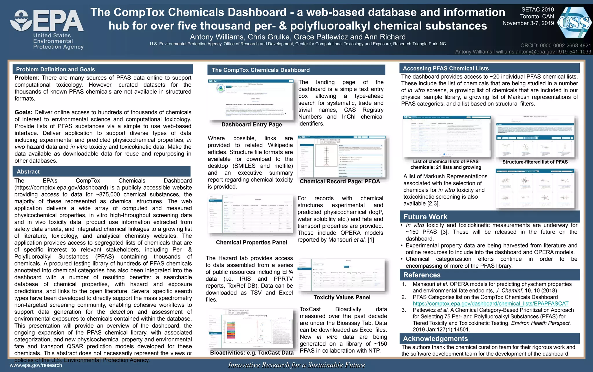 US-EPA CompTox Chemicals Dashboard – a web-based database and ...