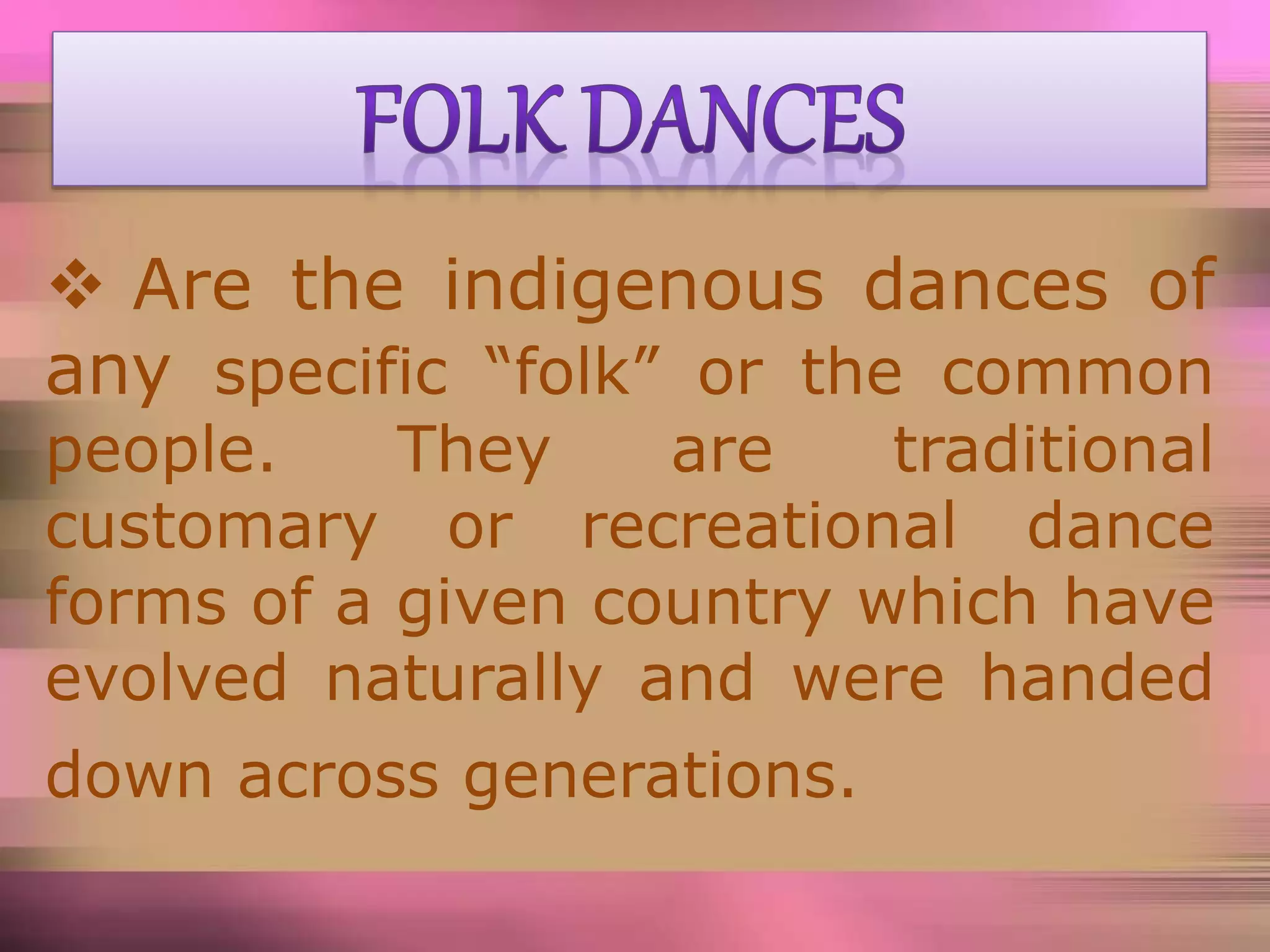 Dance As An Art | PPT