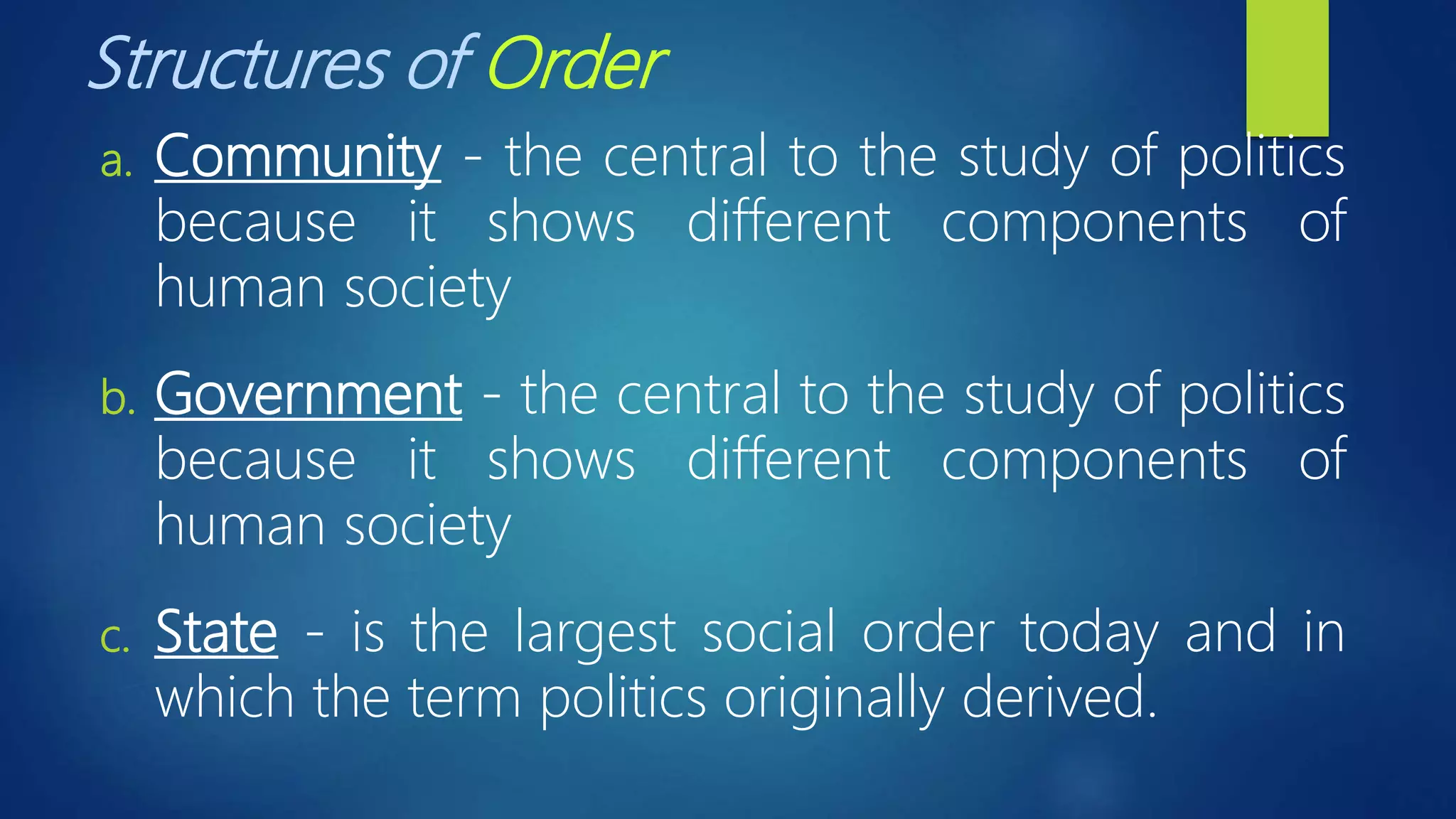 1. introduction to phil. politics and governance | PPTX