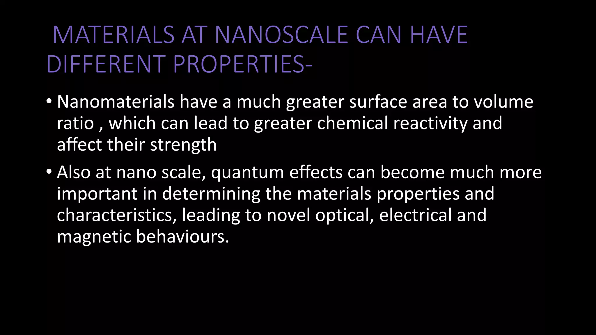 TYPES OF NANOMATERIAL | PPTX