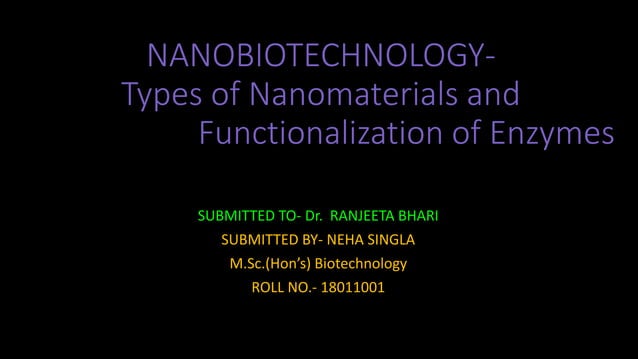 TYPES OF NANOMATERIAL | PPTX | Chemistry | Science