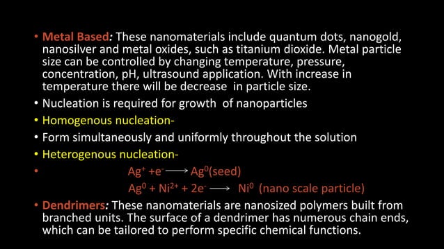 TYPES OF NANOMATERIAL | PPTX | Chemistry | Science