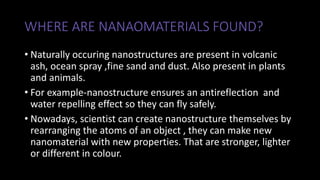 TYPES OF NANOMATERIAL | PPTX