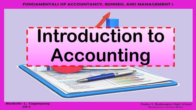 1. introduction to accounting | PPT