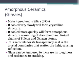 Some industrially important inorganic materials | PPTX