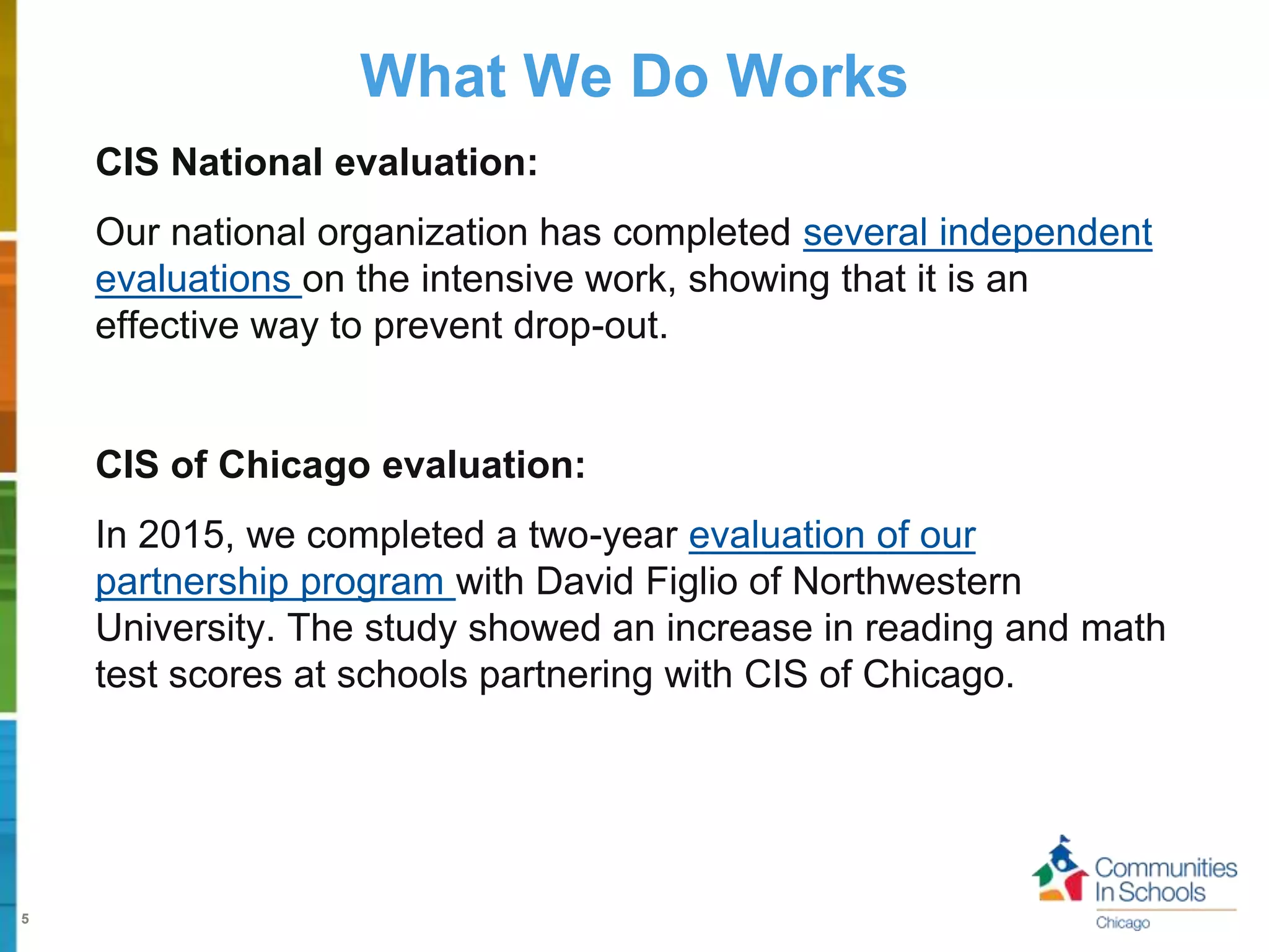 Introduction to CIS of Chicago | PPT