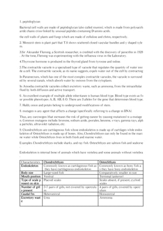 BIOLOGY SCIENCE HIGHER SECONDARY QUESTION AND ANSWERS SCIENCE | PDF