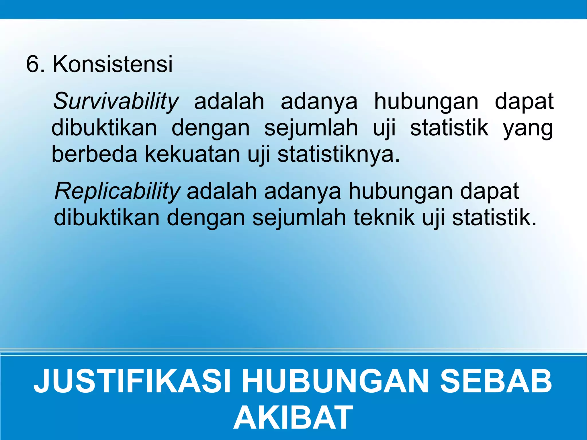 Hubungan Sebab Akibat | PDF