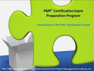 1. intro to pmp course | PDF