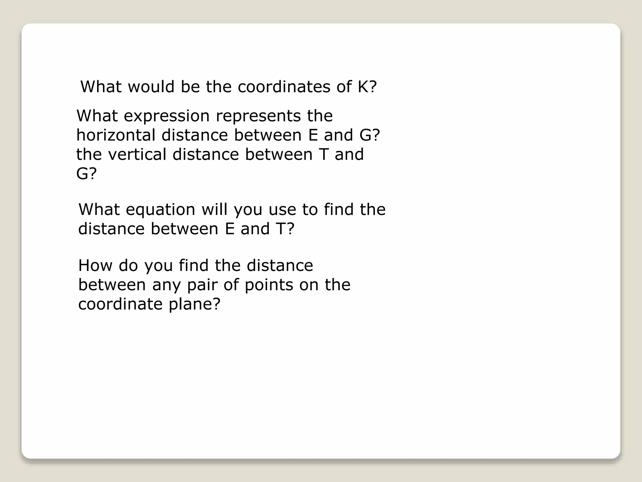 DISTANCE FORMULA (GRADE 10 MATH) | PPTX