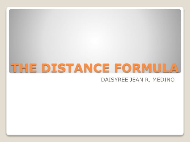 DISTANCE FORMULA (GRADE 10 MATH) | PPTX | Homework and Study | Education