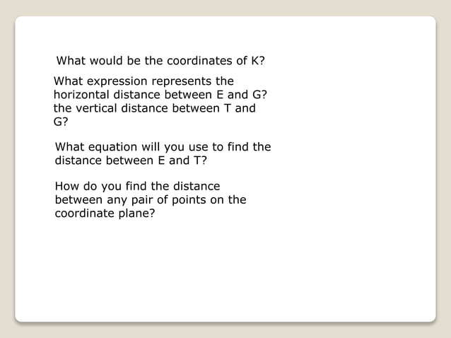 DISTANCE FORMULA (GRADE 10 MATH) | PPTX | Homework and Study | Education