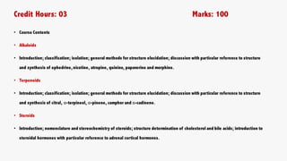 Chemistry of Natural Products | PDF