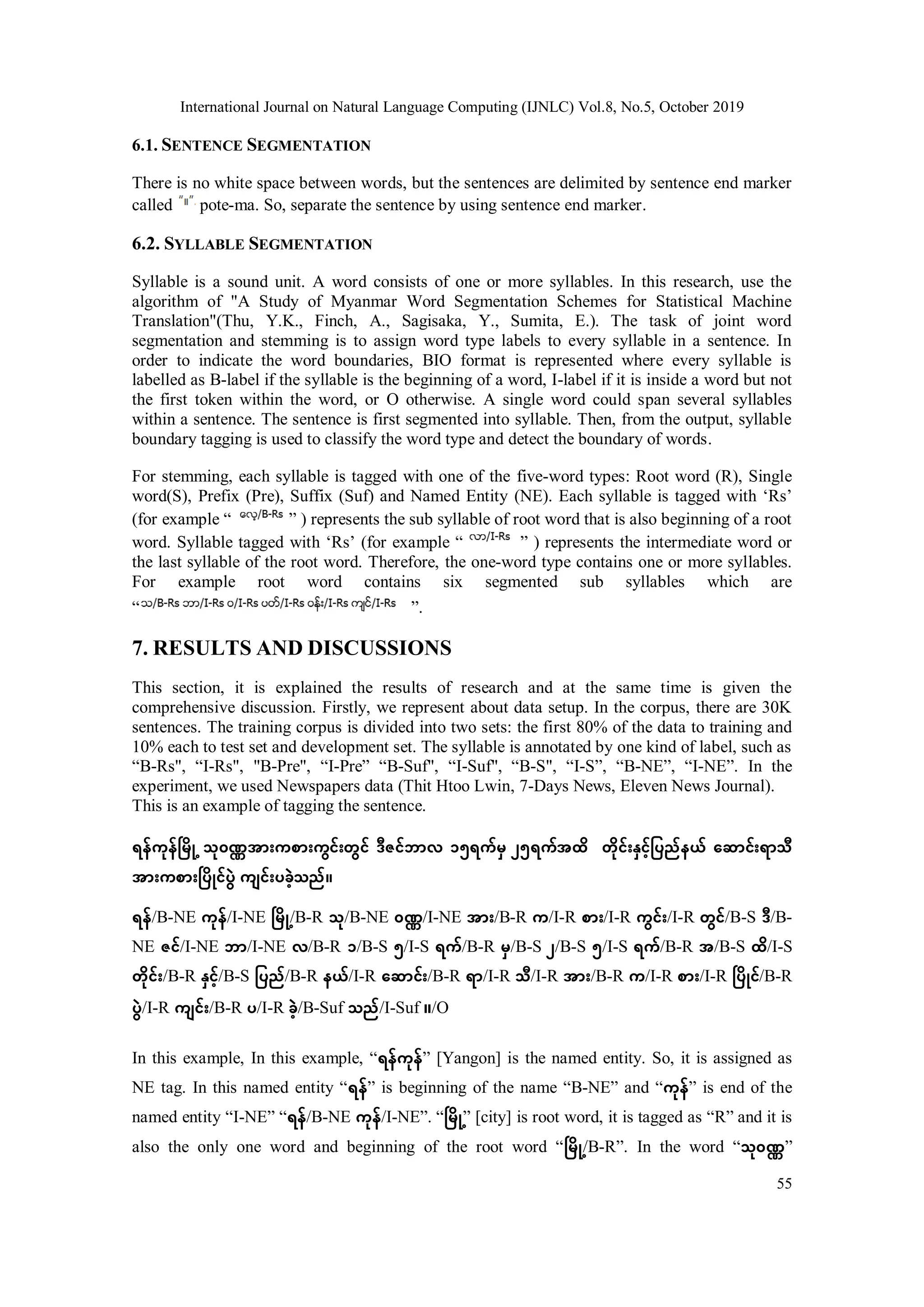 OPTIMIZE THE LEARNING RATE OF NEURAL ARCHITECTURE IN MYANMAR STEMMER | PDF