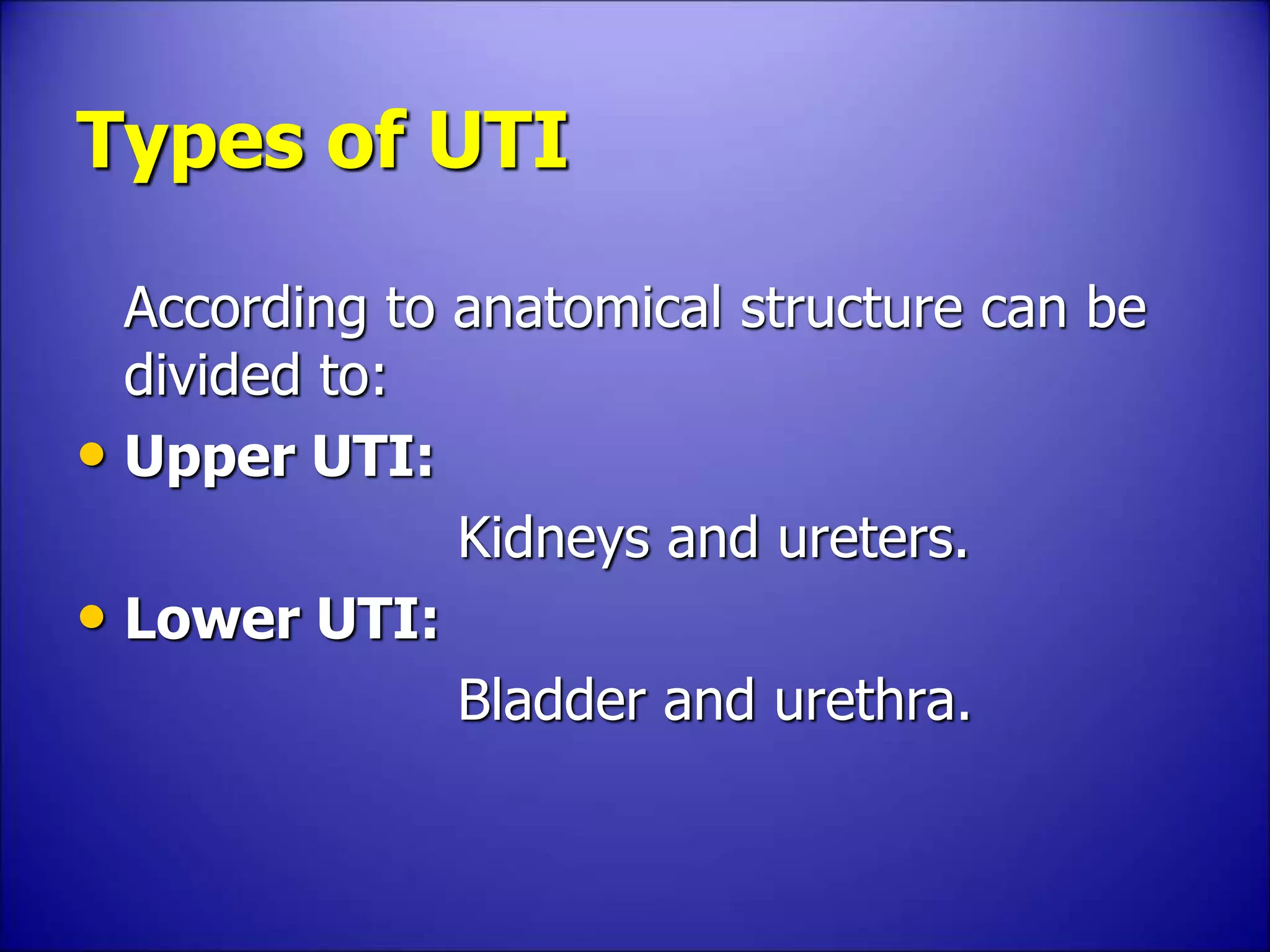 1. urinary tract infection (UTI) | PPT