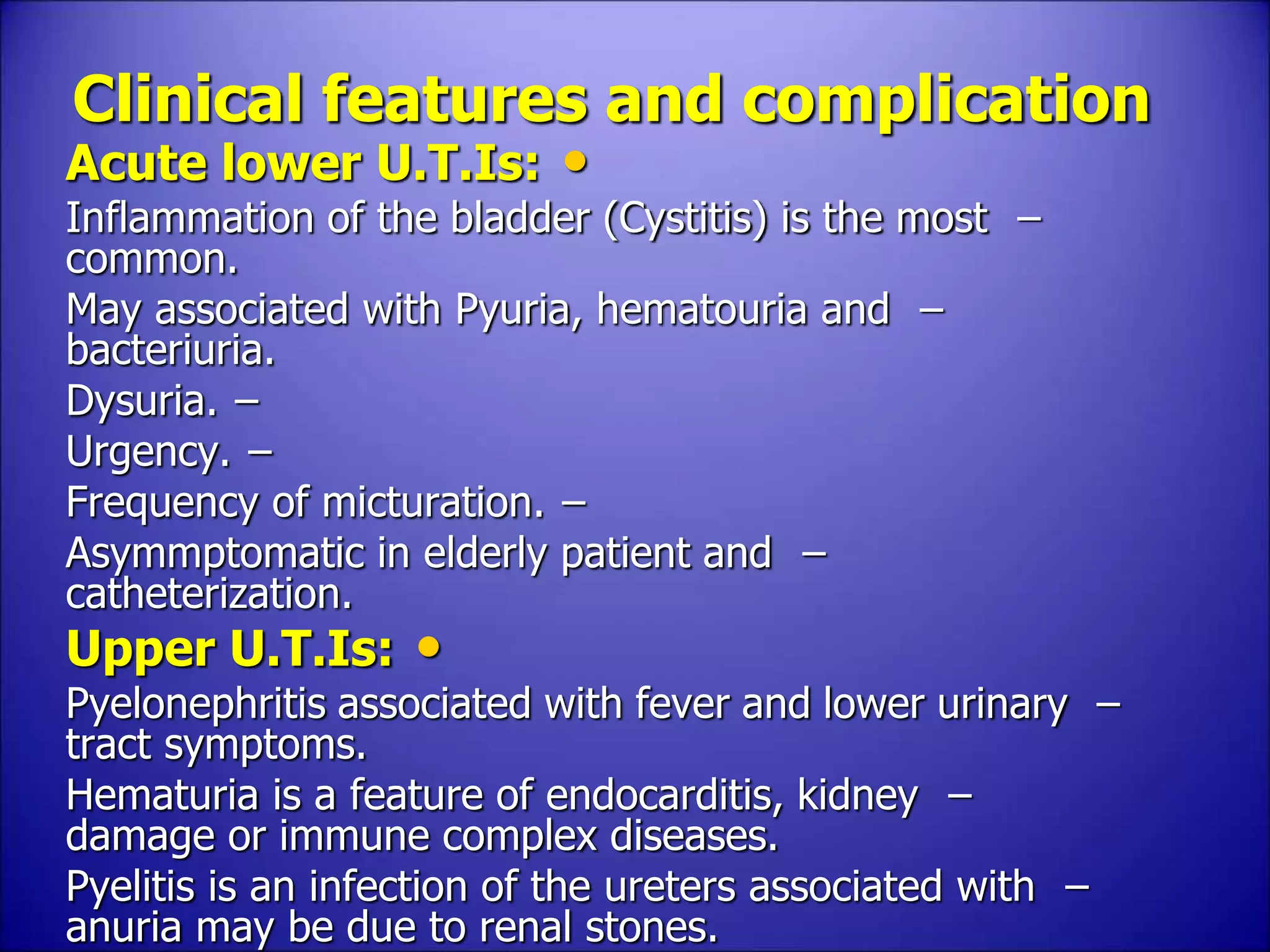1. urinary tract infection (UTI) | PPT
