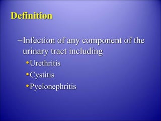 1. urinary tract infection (UTI) | PPT