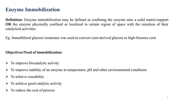 Enzyme immobilization | PPT