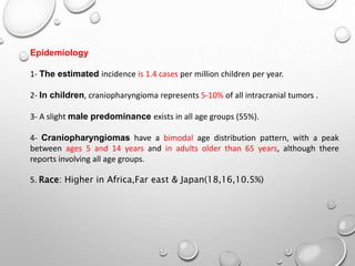 Craniopharyngioma: A case report | PPTX