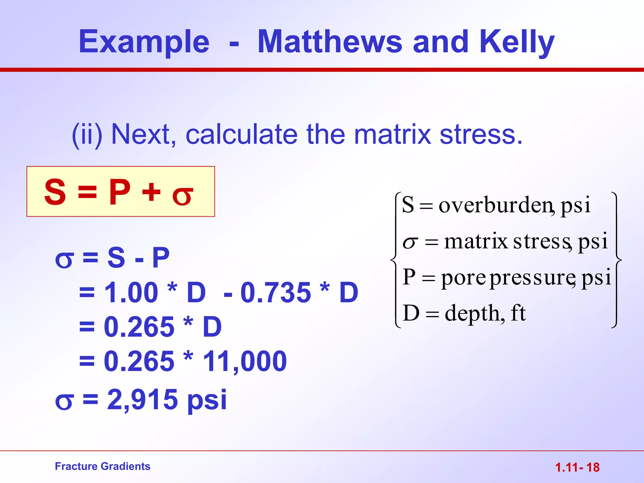 1.11 fracture gradients | PPT
