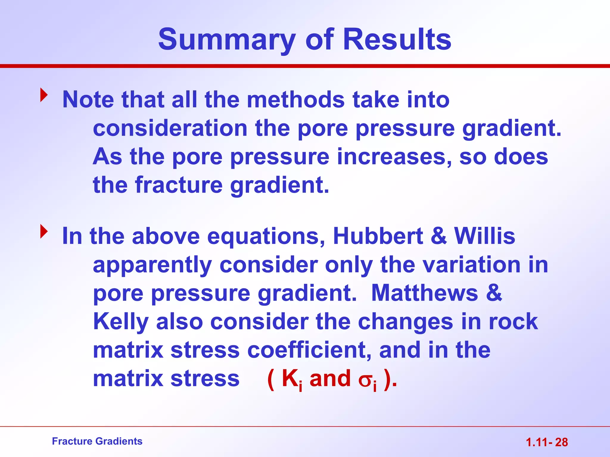 1.11 fracture gradients | PPT