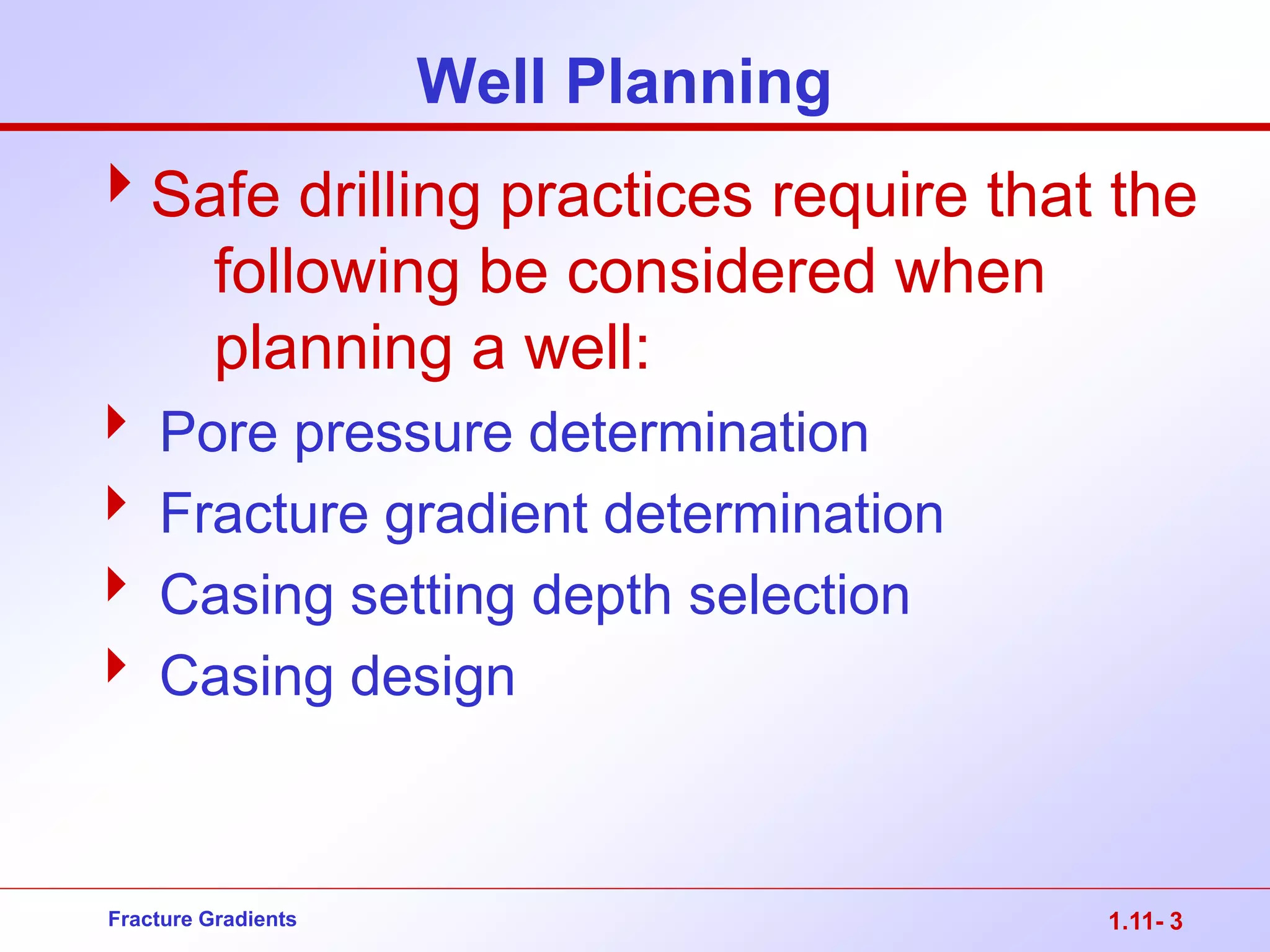 1.11 fracture gradients | PPT