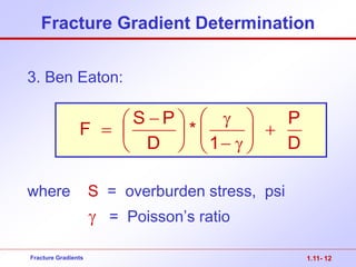 1.11 fracture gradients | PPT