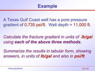 1.11 fracture gradients | PPT