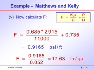 1.11 fracture gradients | PPT