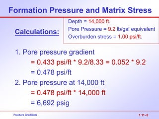 1.11 fracture gradients | PPT
