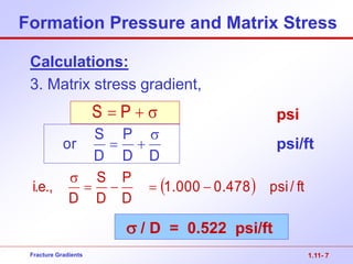 1.11 fracture gradients | PPT